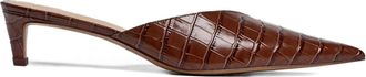 12 Storeez mules &agrave; bout pointu 40 mm - Marron