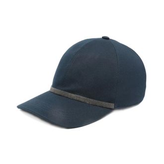 Brunello Cucinelli unisex, Accessoires, Bleu, Taille: S Casquette