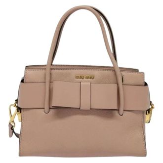Miu Miu Sac &agrave; main Pre-owned - Femme - Pre-owned - Rose - Taille: ONE Size