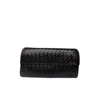 Bottega Veneta Pre-owned Leder Portemonnaie - - Pre-owned - Damen - Braun - ONE SIZE