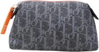 Dior Pre-owned Sac en Denim - Femme - Pre-owned - Bleu - Taille: ONE Size