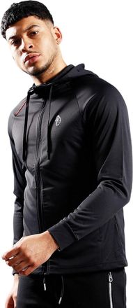 Luke Sweatshirt f&uuml;r Herren, Raglan&auml;rmel (Samtschwarz)