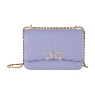 Elisabetta Franchi Logo Detail Schultertasche - - Bags - Damen - Lila - ONE SIZE