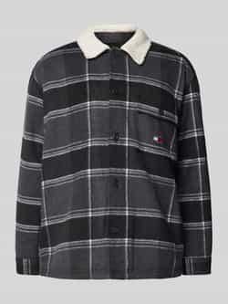 Tommy Jeans Regular Fit Hemdjacke mit Knopfleiste Modell CHECK SHERPA
