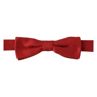 Dolce & Gabbana Rote Seidenfliege f&uuml;r Besondere Anl&auml;sse - - Accessories - Herren - Rot - ONE SIZE