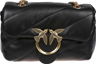 Pinko Pinko Crossbody Bags - Love Mini Puff Maxi Quilt Bag Black - Gr. unisize - in Schwarz - für Damen