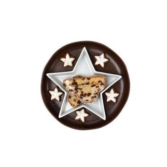 Holst Porzellan CC 220 RT 224 2-tlg. Porzellan-Servierkombination 24 cm Tierra Braun 24 x 24 x 3,5 cm 1 Set