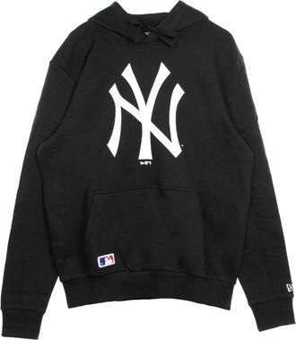 New Era MLB Team Logo Hoodie Schwarz/Wei&szlig; - - Sweatshirts & Hoodies - Herren - Schwarzk - 2XL