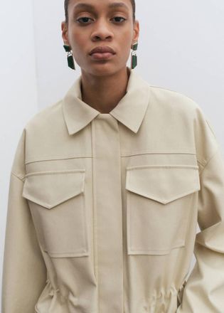 Mango Boucles doreilles pierre semi-pr&eacute;cieuse argent - Femme - Taille unique - MANGO