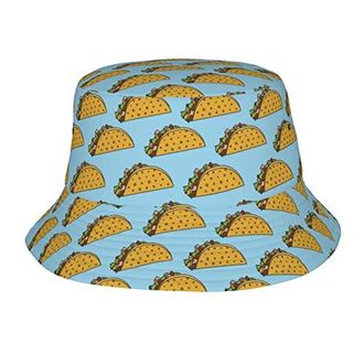 Generic Funky Chapeau de Plage Taco Pecheur Chapeaux Mode Bobs Homme pour Hommes Été Vacances