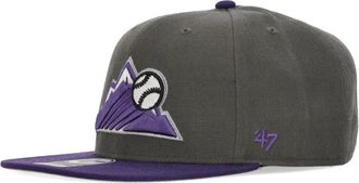 47 Brand Homme, Accessoires, Gris, Taille: ONE Size Casquette &agrave; Visi&egrave;re Plate Captain Sure Shot