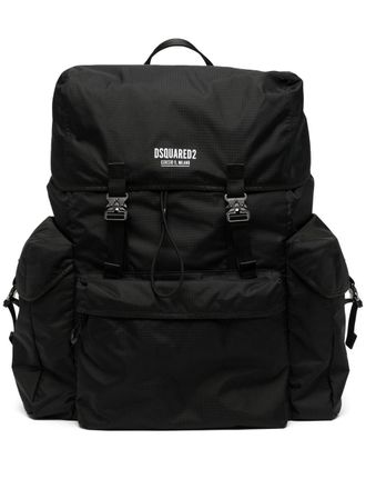 Dsquared2 sac &agrave; dos &agrave; logo imprim&eacute; - Noir