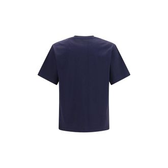 Ferragamo Mens Blue Cotton T-Shirt