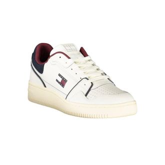 Tommy Hilfiger Colorblock Leather Sneaker - White