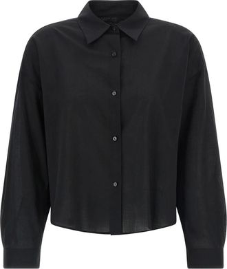 Xacus Femme, Blouses et Chemises, Noir, Taille: 40 FR Chemise Semi-Transparente Heather