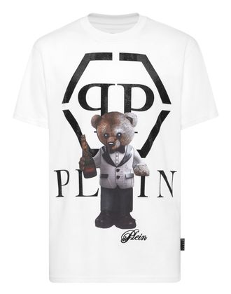 Philipp Plein T-Shirt Rundhalsausschnitt Ss Teddy