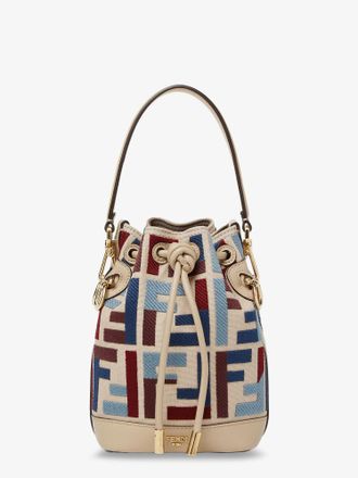 Fendi Mon Tresor crossbody bag with multicolor FF embroidery - FENDI - gender_Woman
