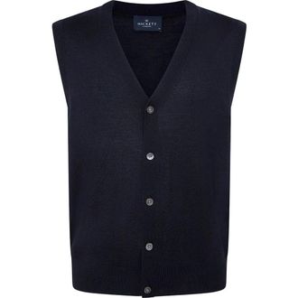 Hackett Merinowoll-Cardigan - - Knitwear - Herren - Blau - 2XL