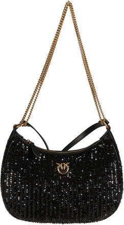 Pinko Pinko Crossbody Bags - Half Moon Mini Bag Black - Gr. unisize - in Schwarz - f&uuml;r Damen