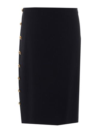 Versace Jupe Midi - Noir