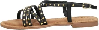 Lazamani Femme, Chaussures, Noir, Taille: 38 EU Tova Flat Sandales