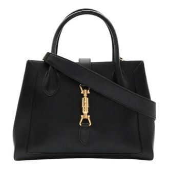 Gucci Pre-owned Jackie 1961 Leather 2way Bag - Femme - Pre-owned - Noir - Taille: ONE Size