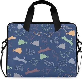 Alaza Sac pour ordinateur portable de 40,6 &agrave; 15,6 pouces, sac &agrave; bandouli&egrave;re pour ordinateur portable de 40,6 &agrave; 15,6 cm, sac fourre-tout pour femme, homme, &eacute;