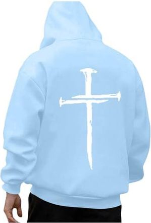 Generic Sweat a Capuche Homme Sweatshirt Hooded Sweats &agrave; Capuche Homme avec Impression 3D Digitale, Pull &agrave; Manches Longues pour Look D&eacute;contract&eacute;