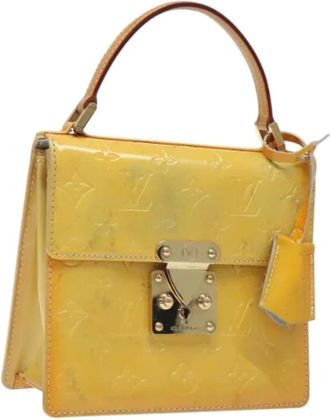 Louis Vuitton Pre-owned Cuir sacs-main - Femme - Pre-owned - Jaune - Taille: ONE Size