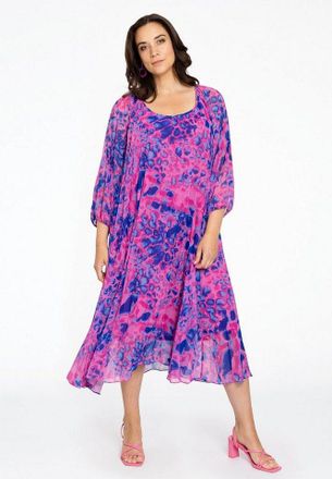 Yoek Midikleid Damen Kleid Gro&szlig;e Gr&ouml;&szlig;en mit Bodyforming-Effekt