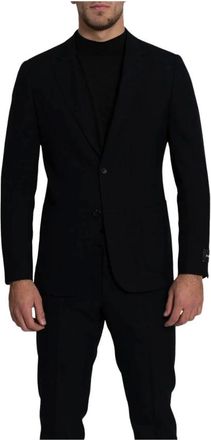 Ermenegildo Zegna Homme, Vestes, Bleu, Taille: XL Blazer ajust&eacute; &agrave; un bouton