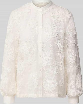 Milano Regular Fit Bluse aus Spitze