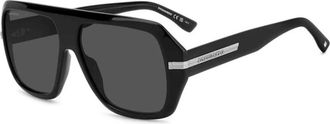 Dsquared2 unisex, Accessoires, Noir, Taille: 59 MM D2 0160/S Lunettes de soleil