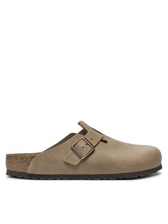 Birkenstock Pantoletten Boston SFB LEOI 1018147 Braun