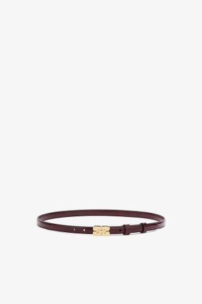 Ganni Petite ceinture rouge Kat - Taille XS/S Bordeaux - Pour Femme
