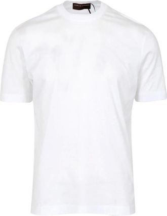 FILIPPO DE LAURENTIIS Homme, Tops, Blanc, Taille: 2XL T-Shirt Col Rond
