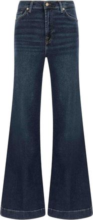 7 For All Mankind Schlagjeans - Blau