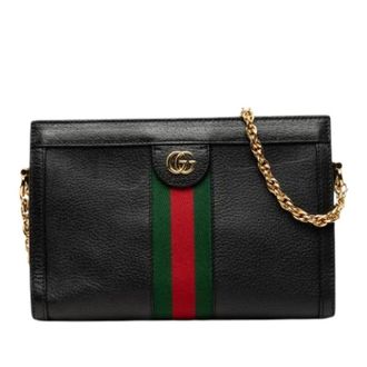 Gucci Sac bandouli&egrave;re vintage Pre-owned - Femme - Pre-owned - Noir - Taille: ONE Size