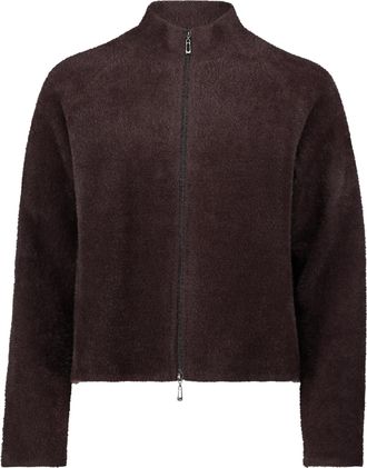 Betty Barclay Damen Strick-Cardigan mit Reißverschluss 48, Light Maroon