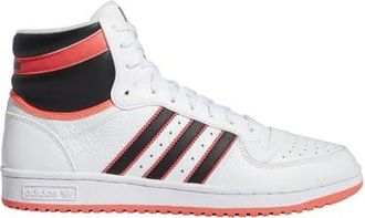 adidas Originals Top Ten Hi Chaussures de basket-ball pour homme, Cloud White/Core Black/Turbo, 44 EU