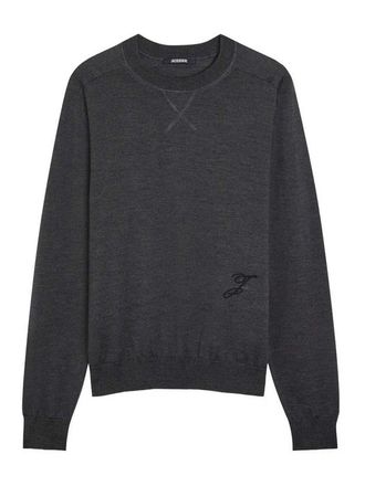Jacquemus Pull Col Rond - Gris