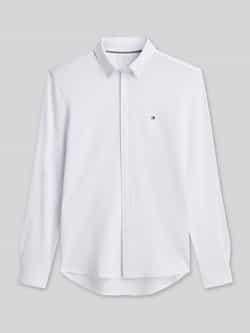 Tommy Hilfiger Slim Fit Freizeithemd mit Logo-Stickerei