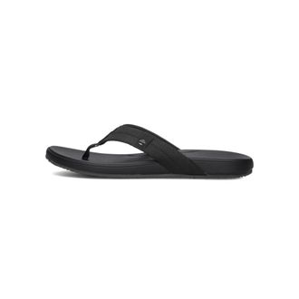Reef Herren Leder Strand Flip-Flops - - Shoes - Herren - Schwarzk - 44 EU