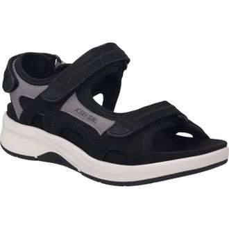 Josef Seibel Damen Sandale Estelle 02 in schwarz-grau