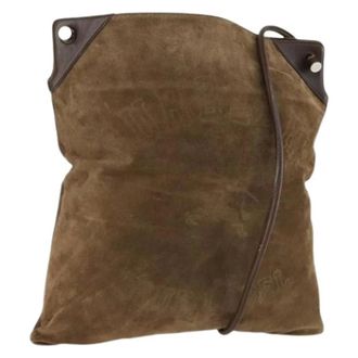 Burberry Sac &agrave; bandouli&egrave;re vintage en daim Pre-owned - Femme - Pre-owned - Brun - Taille: ONE Size