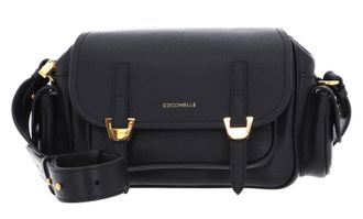 Coccinelle Campus Handbag Grained Leather Noir
