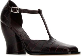 Loewe Burgundy Scarpe Con Tacco High Heel Shoes