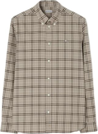 Burberry Relaxed Fit Check Cotton Shirt