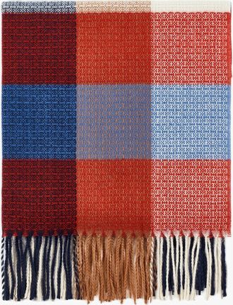 Saison 1865 Echarpe &agrave; carreaux