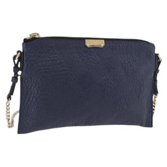Burberry Pre-owned Vintage Schultertasche - - Pre-owned - Damen - Blau - ONE SIZE